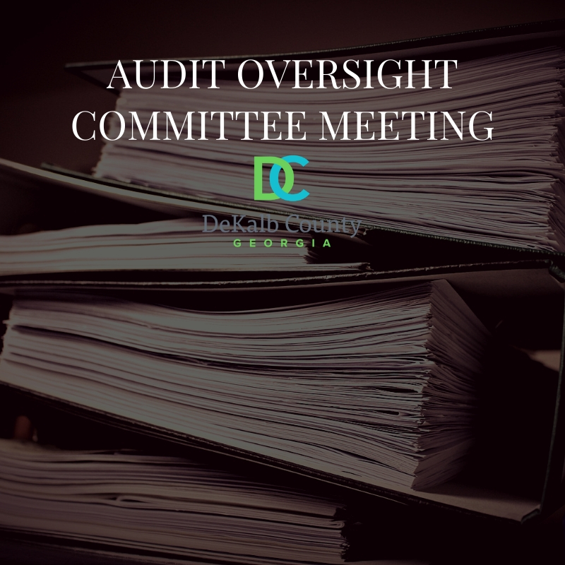 Audit Oversight Committee | DeKalb County GA